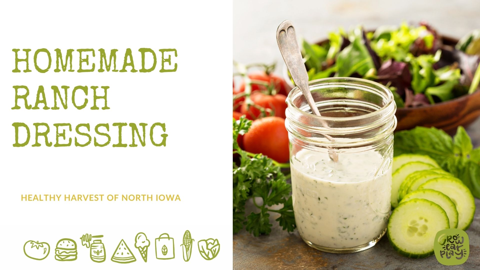 Homemade Ranch Dressing - Healthy Harvest of North Iowa